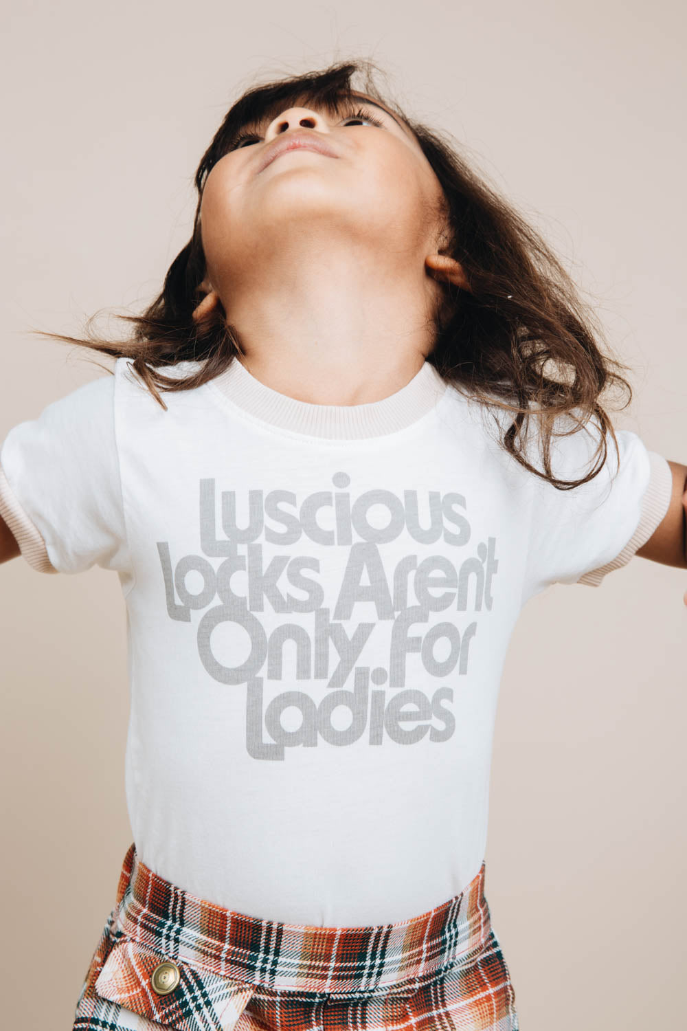 Luscious Locks Aren't Only for the Ladies - Kids T-Shirt – The Bee ...