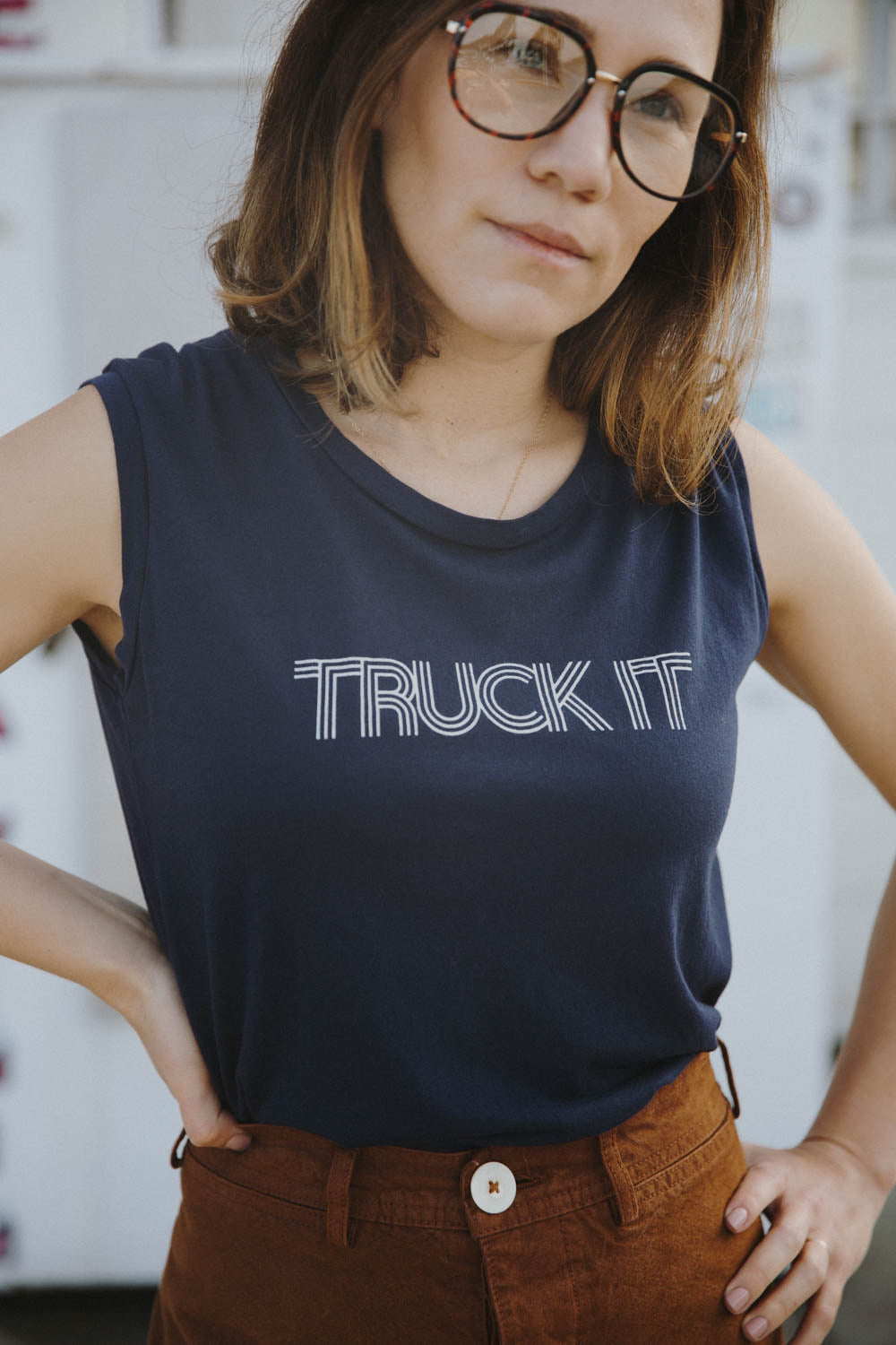 Truck It Muscle Tee - Women's Muscle Shirt | The Bee & The Fox